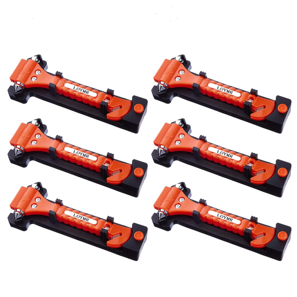 Amazon.com: LOYMR 6 PCS Car Safety Hammer Auto Car Window Glass Hammer ...