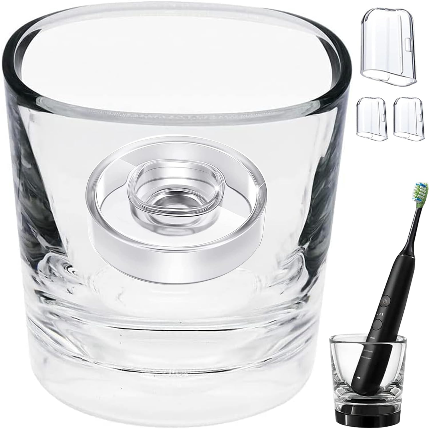 Amazon.com: Mdforme Replacement Charger Glass Cup + Stand Bundle Kit ...