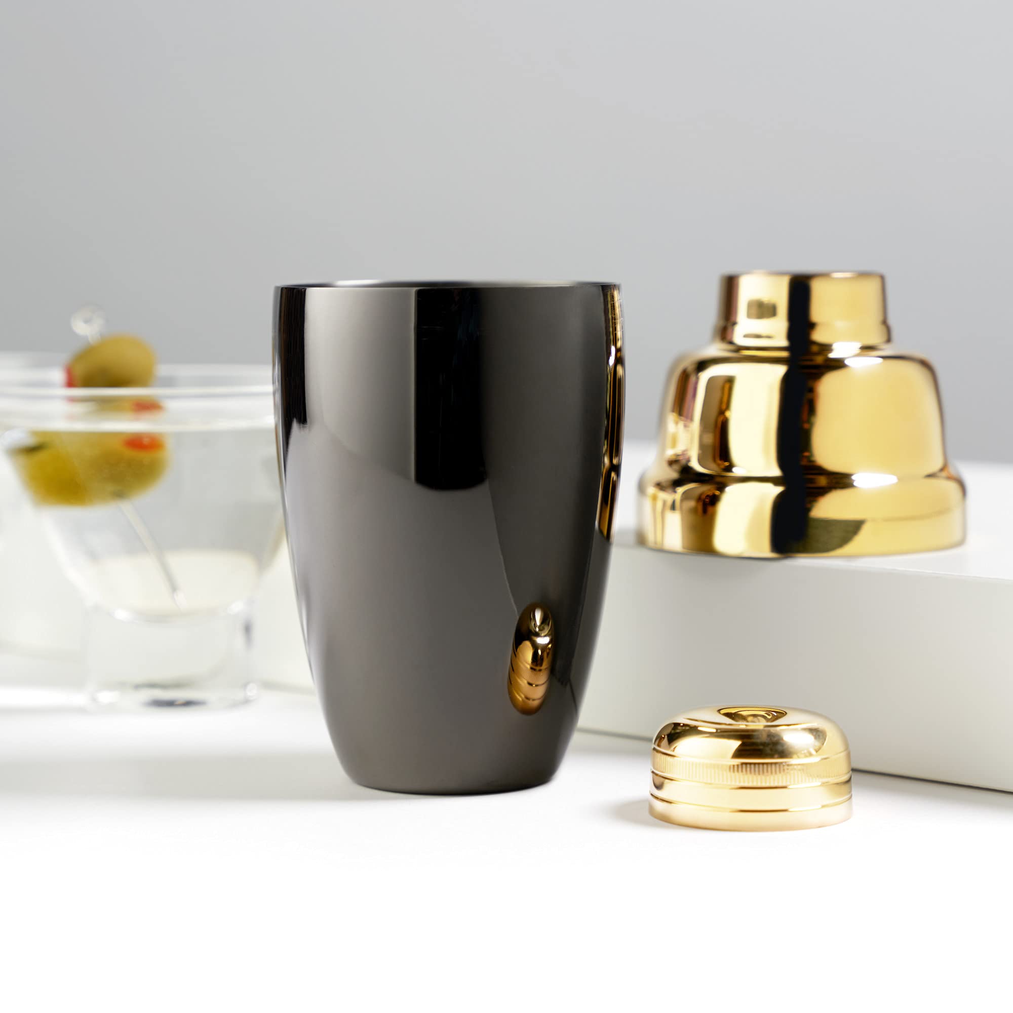 Snapklik.com : Viski Two-Toned Heavyweight Cocktail Shaker, Stainless ...