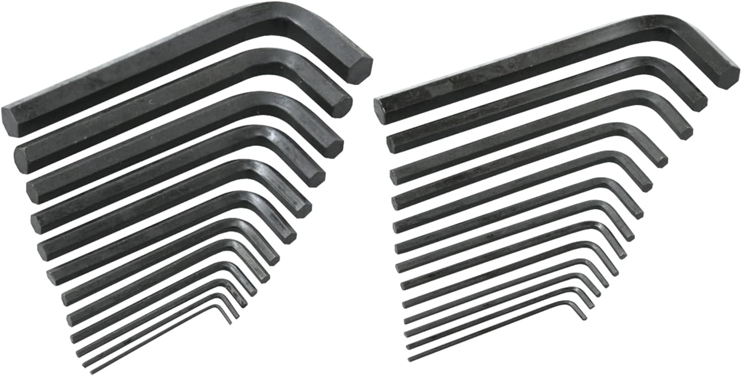 Rolson 40339 25 pc MM/IMP Hex Key Set : Amazon.co.uk: DIY & Tools