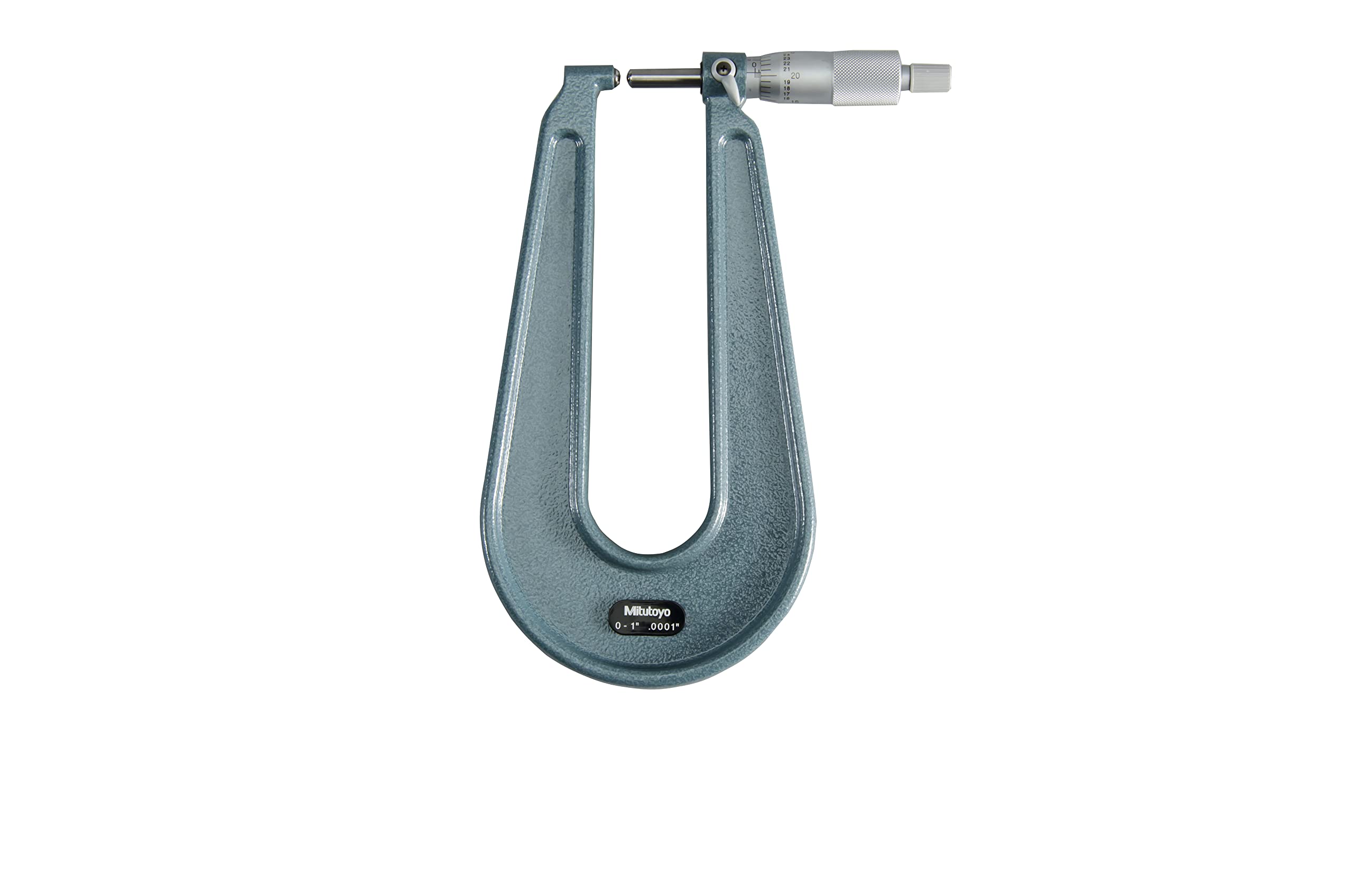 Starrett Micrometer Mitutoyo Spherical Face Micrometer 0-1 Range ...