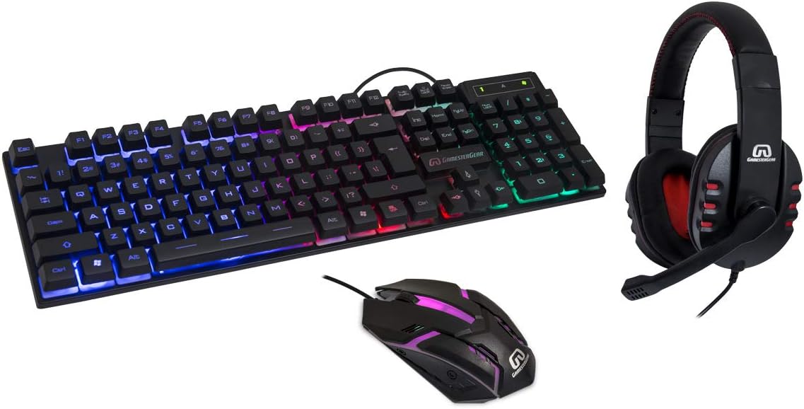 Amazon.com: T-Wolf Gaming Combo TF800 Keyboard/Mouse/Headphone/Mouse ...