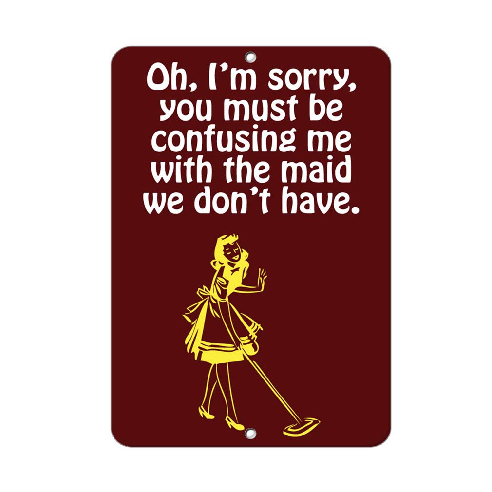 Funny Maid Signs For Maid Service, Press Button. If No Answers, Do It