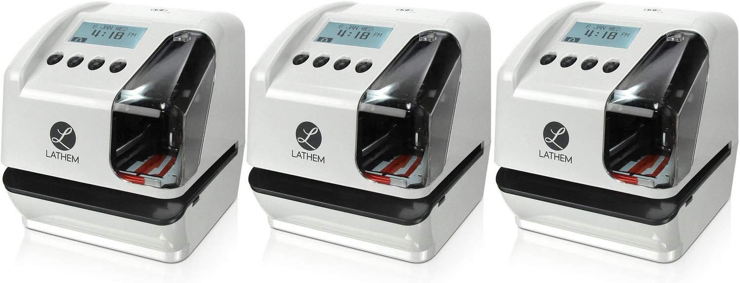 Lathem LT5000 Electronic Multi-Line Time, Date and Numbering Document ...