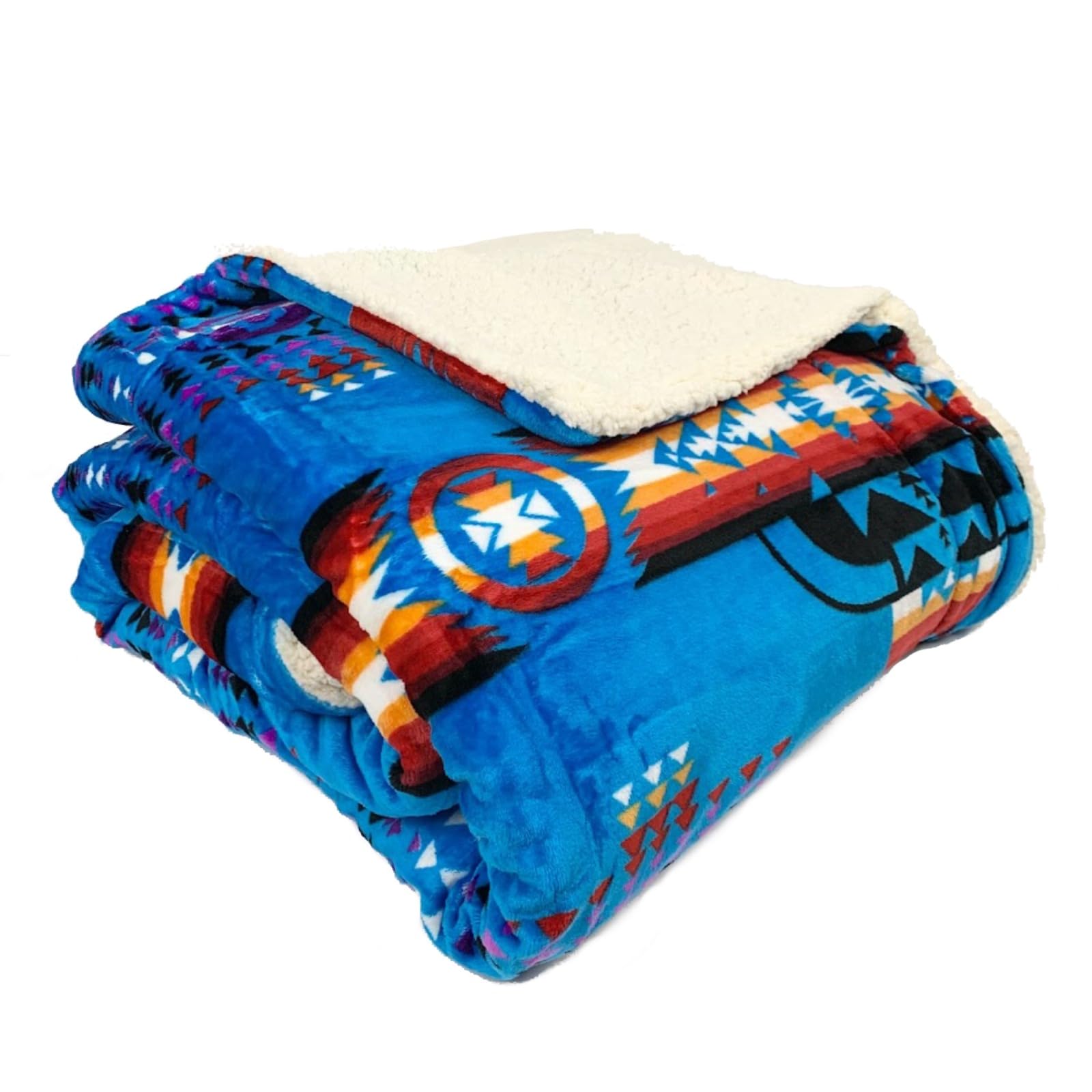 Amazon.com: Sacred Thread Fleece Blanket 40"x60" South Western Blankets ...