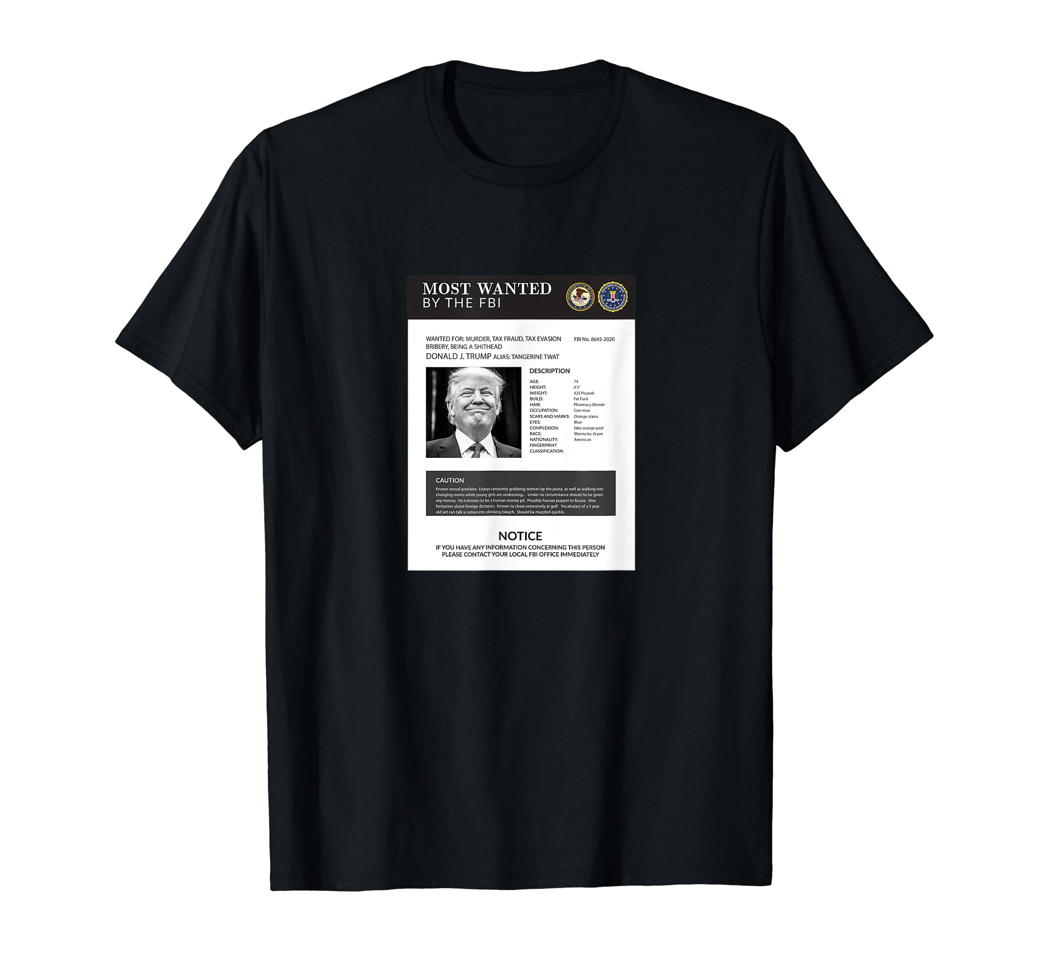 Amazon.com: trump, wanted poster, trump wanted poster, str8evil, vote T ...