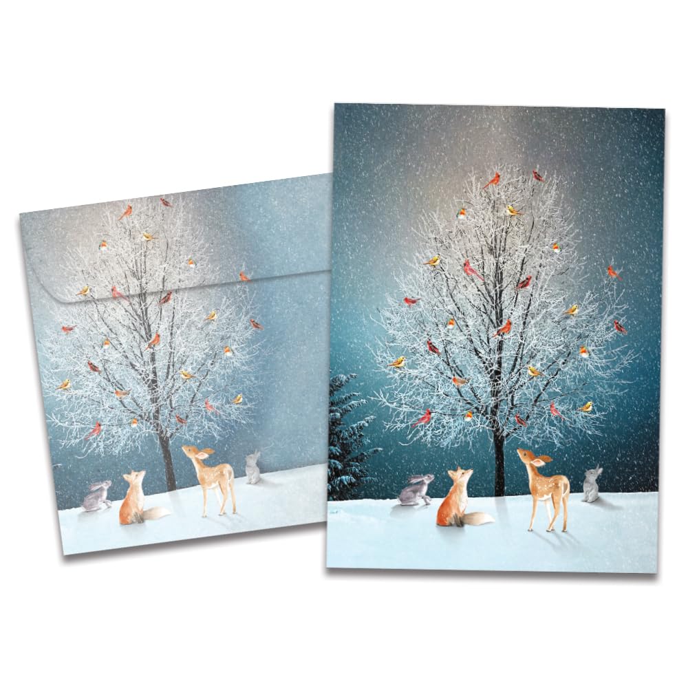 Tree-Free Greetings - Season's Greeting Cards - Artful Designs - 10 ...