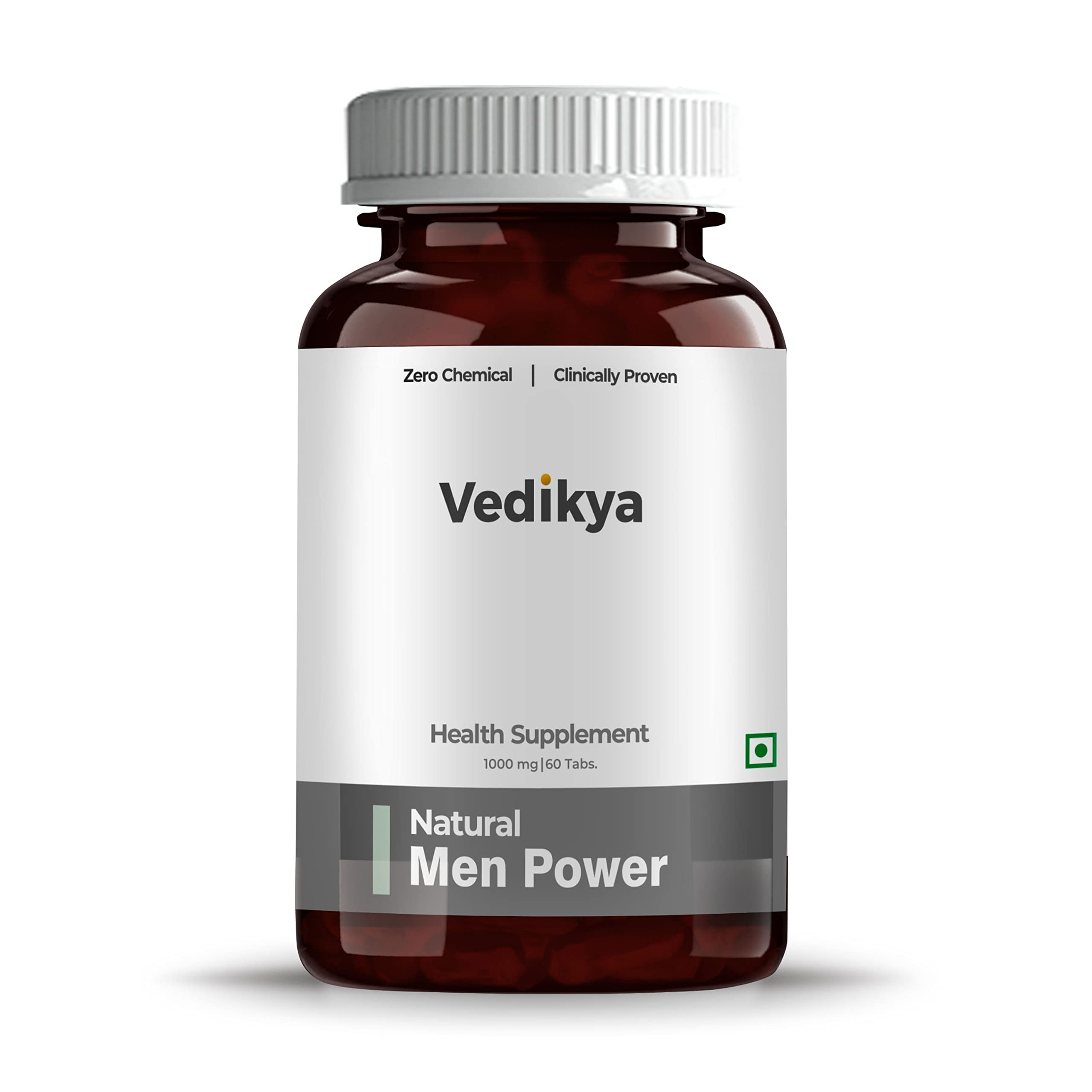 Natural Men Power Booster Supplement With Ginseng Ashwagandha Gokshura ...