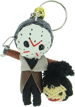 Amazon.com: String Jason Doll Keyring Keychain Red : Clothing, Shoes ...