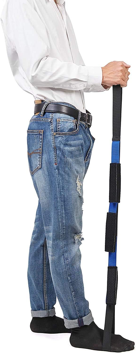 Multi-Loop Leg Lifter Strap,Hand Grip and Foot Loop for Practice ...