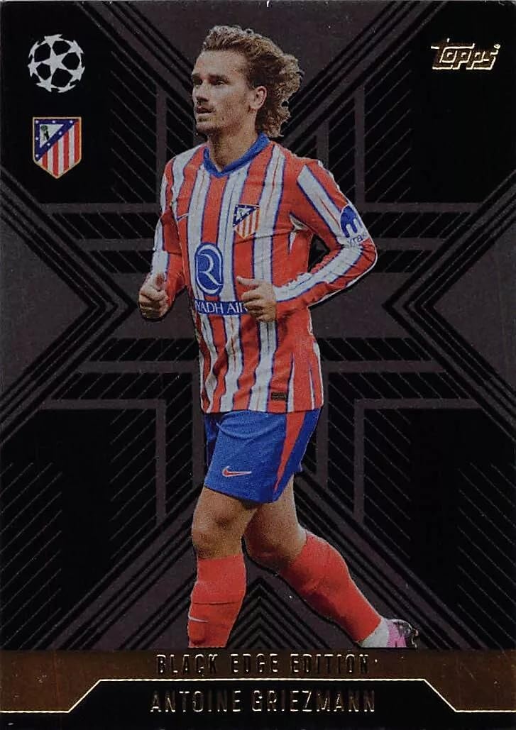 Amazon.com: Match Attax Extra 2024 2025 Antoine Griezmann Black Edge ...