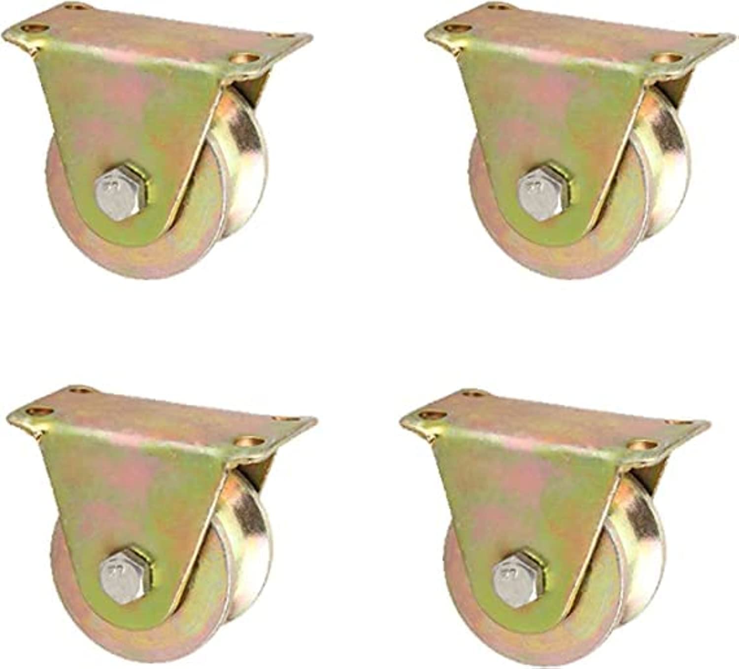 Buy AQSONCasters, U-Shaped Track Wheels, 4pcs Sliding Gate Roller, Gate ...