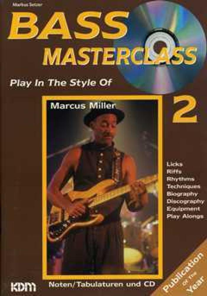 Amazon.com: Bass Masterclass Band 2 - Marcus Miller: Play In The Style ...