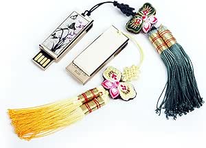 Amazon.com: Mother of Pearl 8GB Swivel Thumb Flash Drive Memory Stick ...