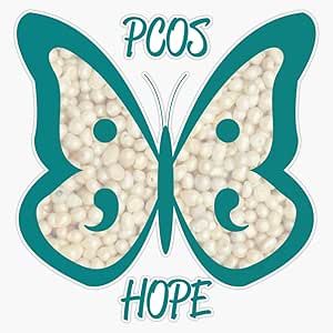 Amazon.com: PCOS Awareness Butterfly Sticker Vinyl Decal Car Laptop ...