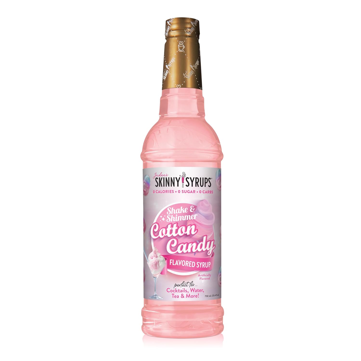 Amazon.com: Jordan's Skinny Mixes Sugar Free Syrup, Cotton Candy Flavor ...