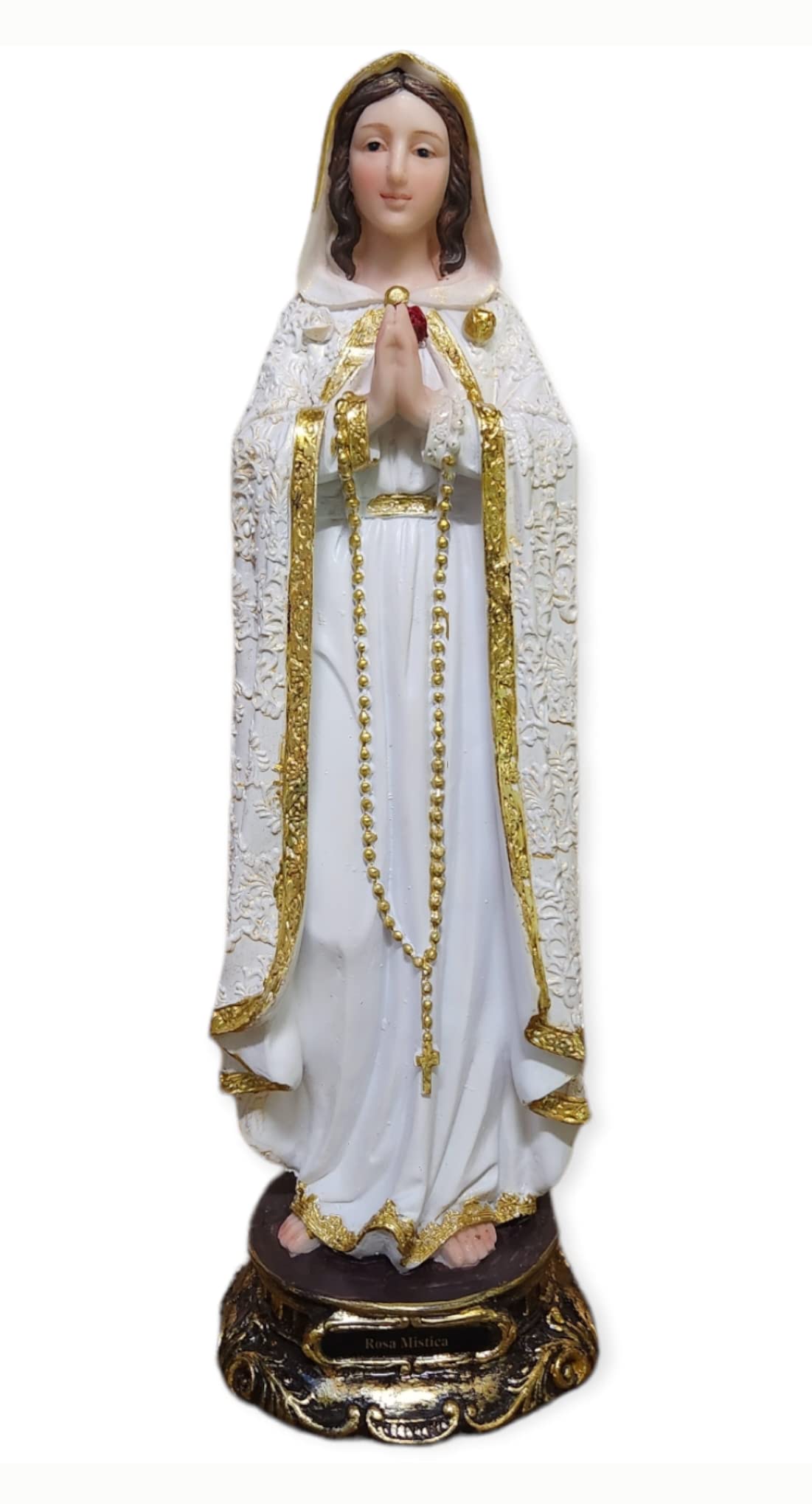 Amazon.com: 12" Inch Mystic Rose Virgin Mary Statue Figure Imagen ...