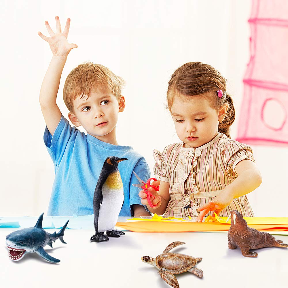 Great White Shark Figure Toys 10.24inch Recur Ocean Toys Megladon Shark ...