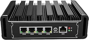 KingnovyPC Firewall Micro Appliance, 4 Port i226 2.5G LAN Fanless Mini ...