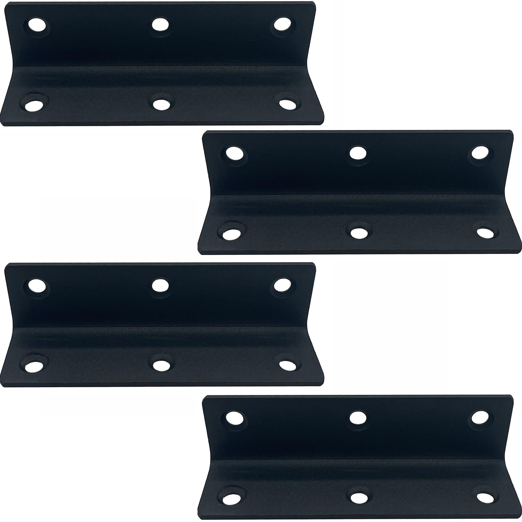 Set of 4 x Right Angle Connector L-Shaped Bracket 100 x 27 x 27 x 2 mm ...