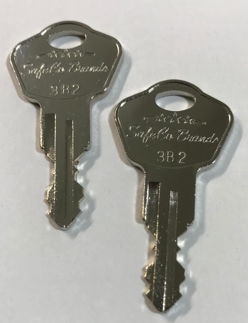 Pair of Working Sentry Safe Keys Cut to Your Selected Code for Many ...