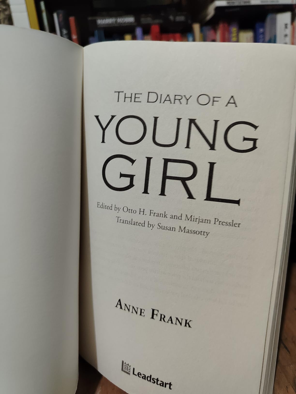 The Diary Of A Young Girl: Anne Frank [Premium Paperback] | Classics ...