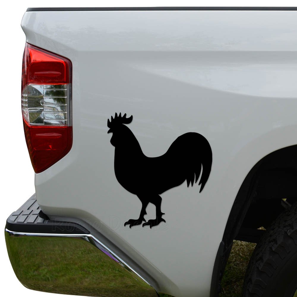 Amazon.com: Rosie Decals Rooster Chicken Die Cut Vinyl Decal Sticker ...