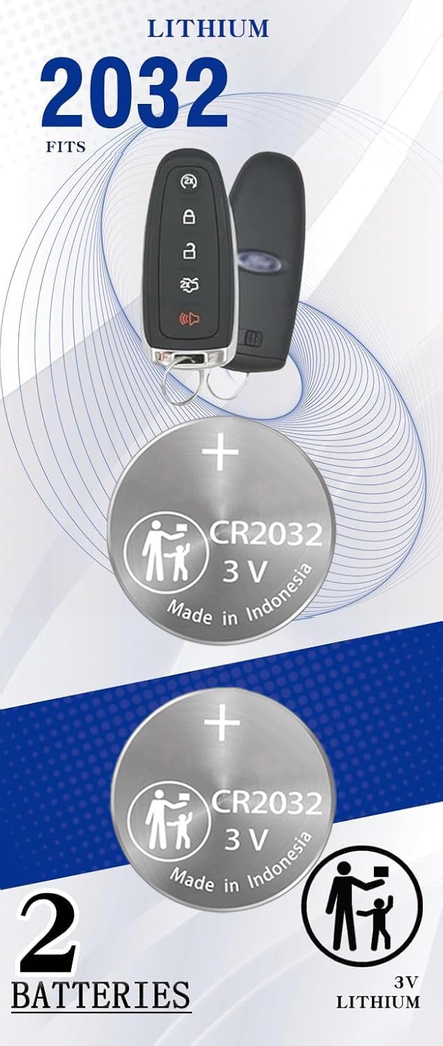 Amazon.com: Key Fob Replacement Batteries for Ford F150 Escape Focus ...