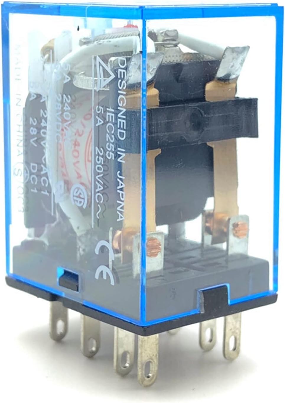 Amazon.com: 10 PCS,HH52P,MY2NJ,DPDT,Miniature Coil Generalelectromagnetic Intermediate Relay ...