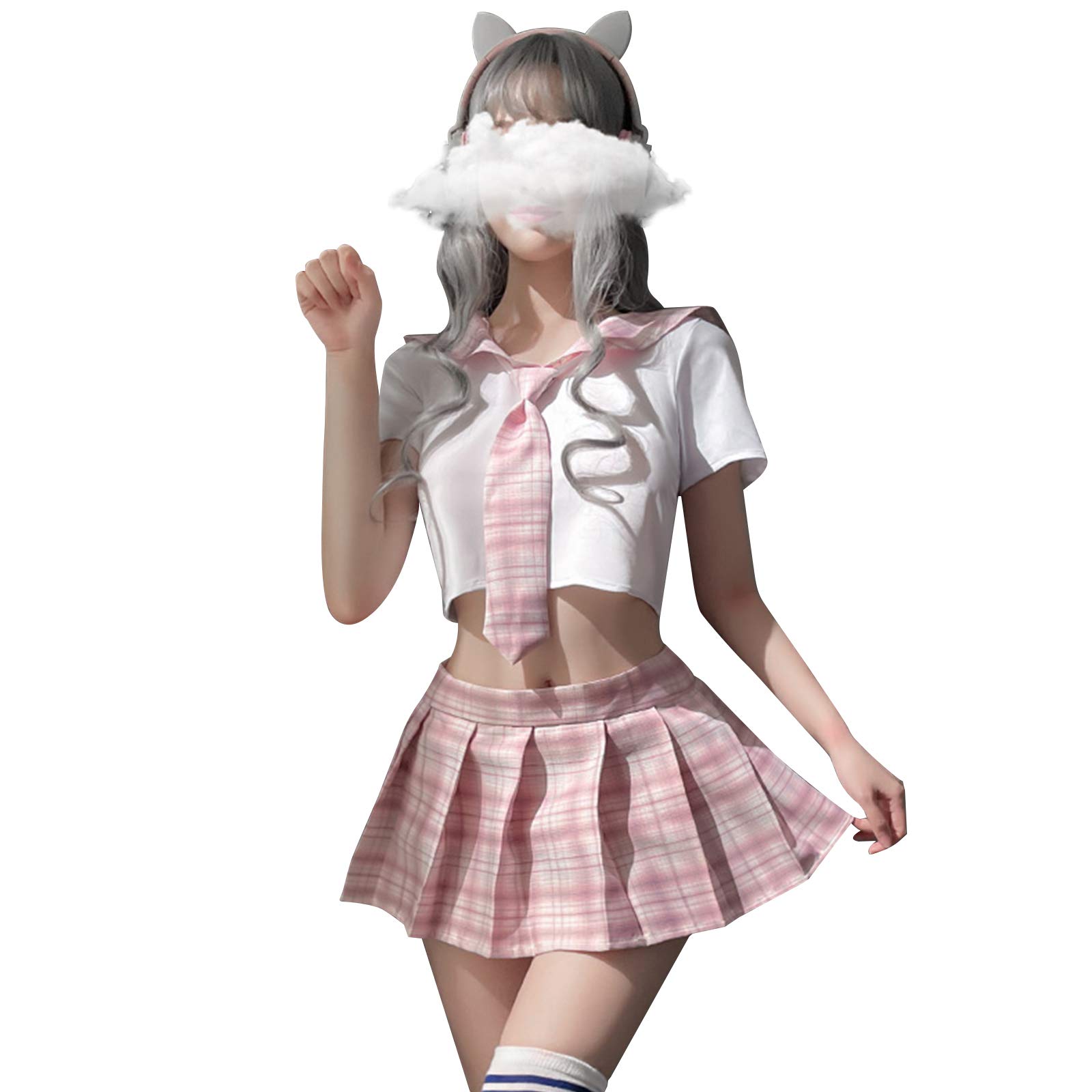 Buy YOMORIO School Girl Outfit Anime Lingerie Japanese Korean School ...