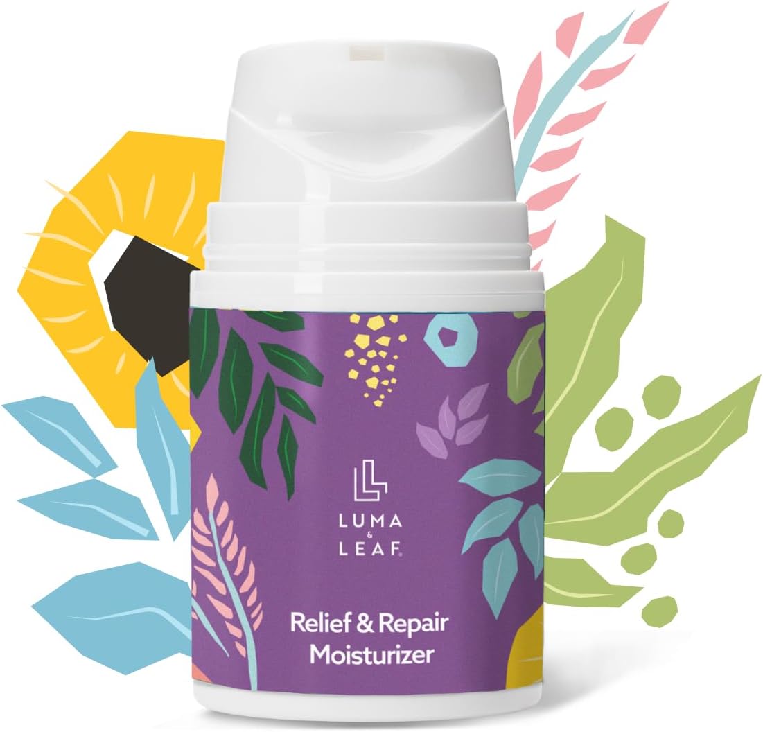 Amazon.com: LUMA & LEAF Dry Skin Facial Moisturizer – Relief & Repair ...