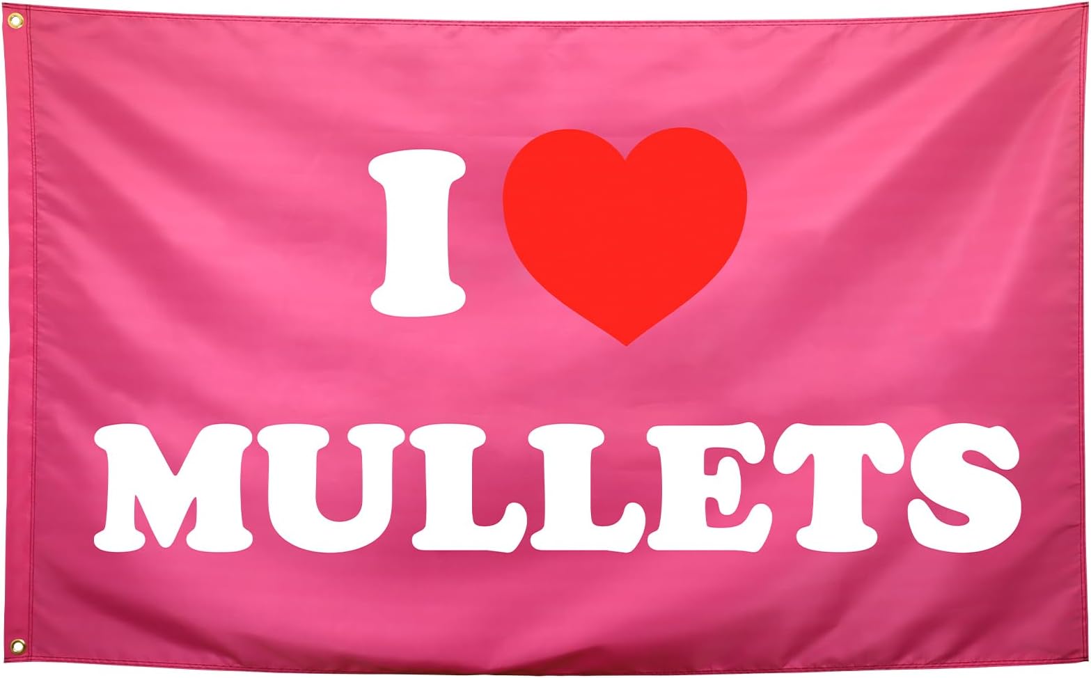 Amazon.com : Seekamit I Heart Jeus Flag Pink Funny College Dorm Flags ...
