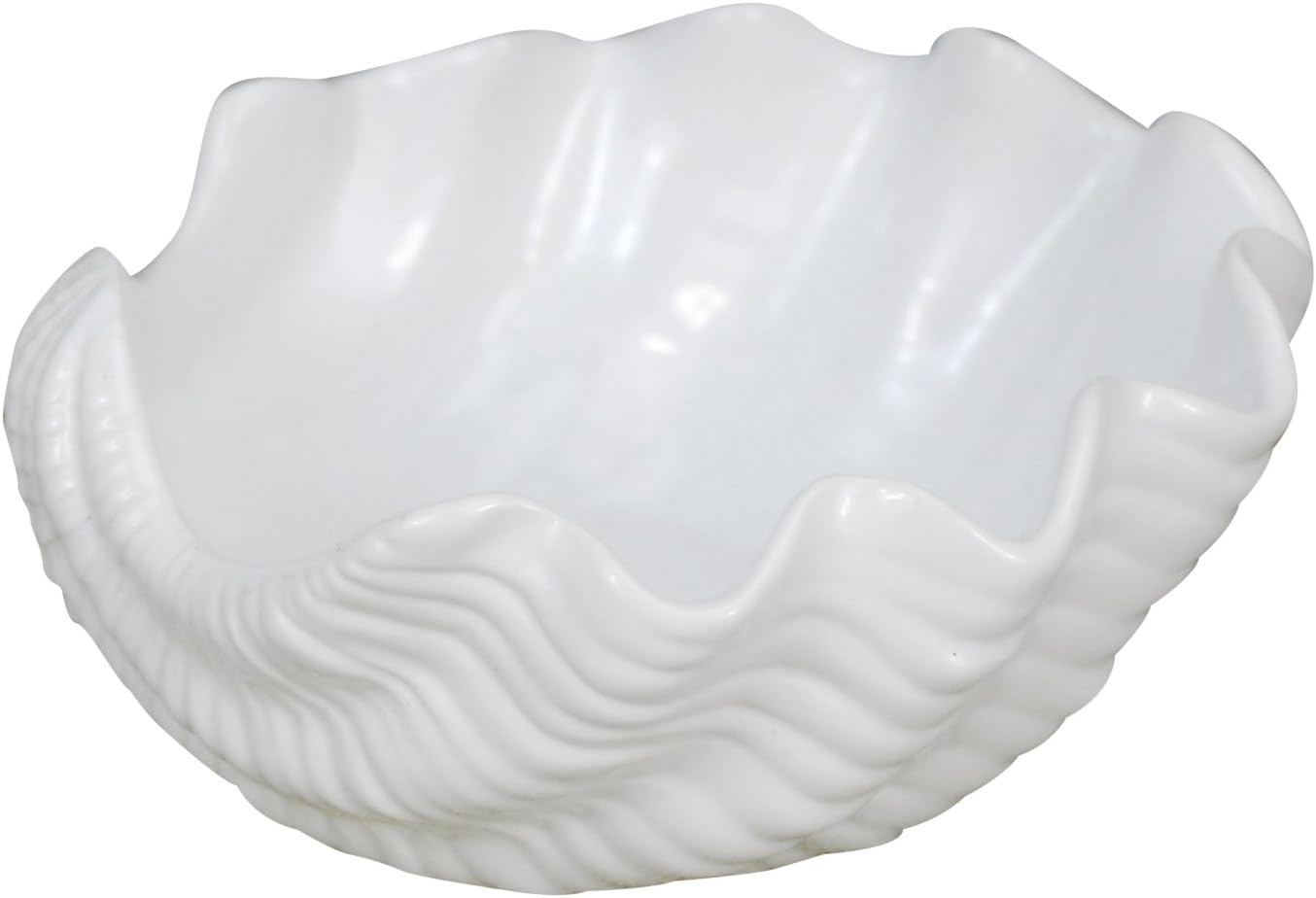 Amazon.com | Winco PSBW-5W Shell Bowls, 5-Quart, Pearl,White,Medium ...