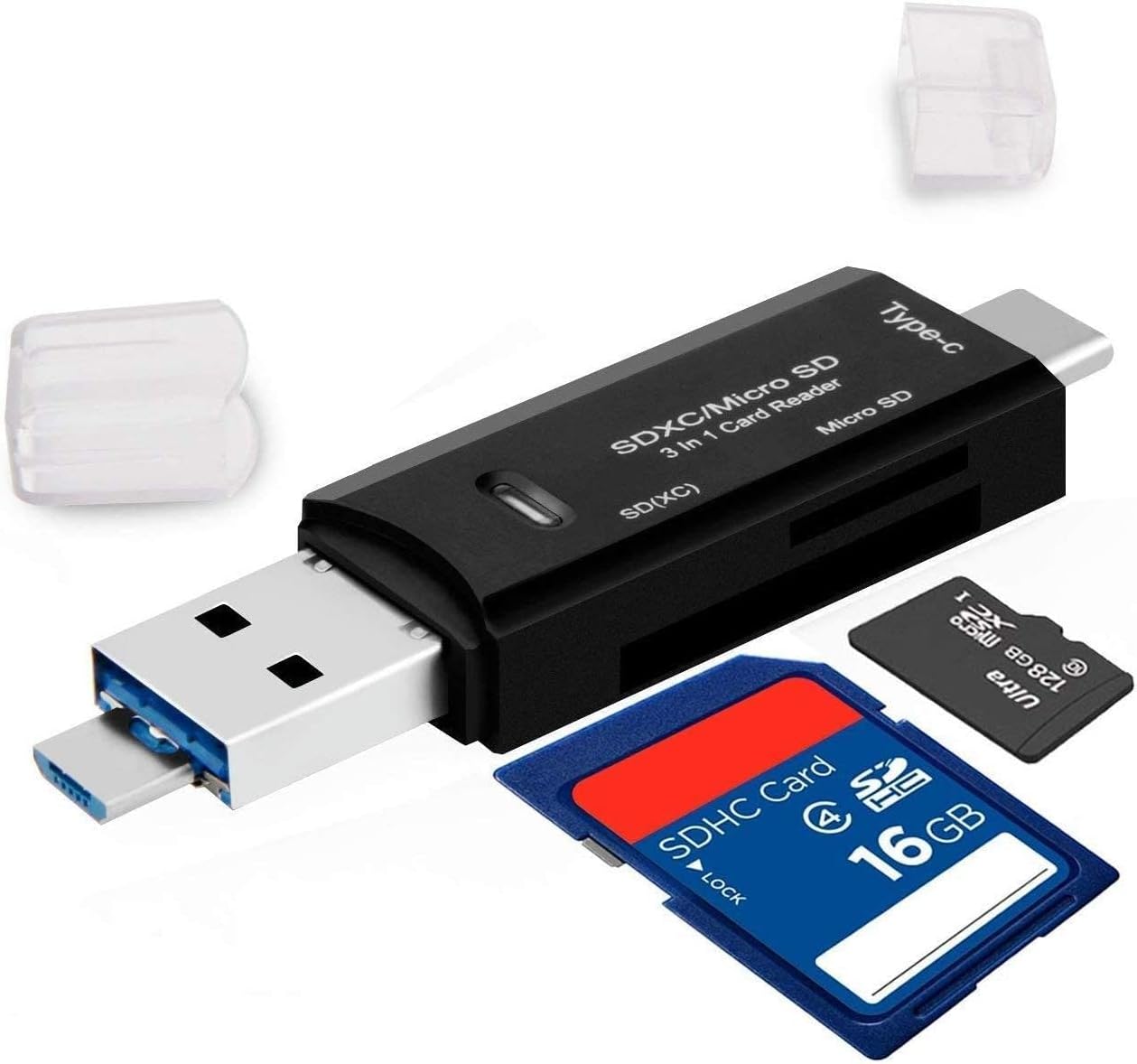Famous Quality® All in One,OTG Card Reader and Hub with Type-C, USB ...
