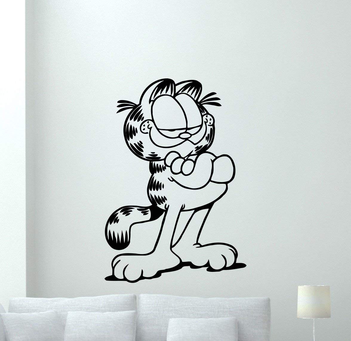 Amazon.com: Garfield Wall Decal Cat Garfield Decal Cartoons Vinyl ...