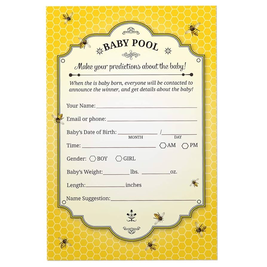 Baby Pool Template Printable