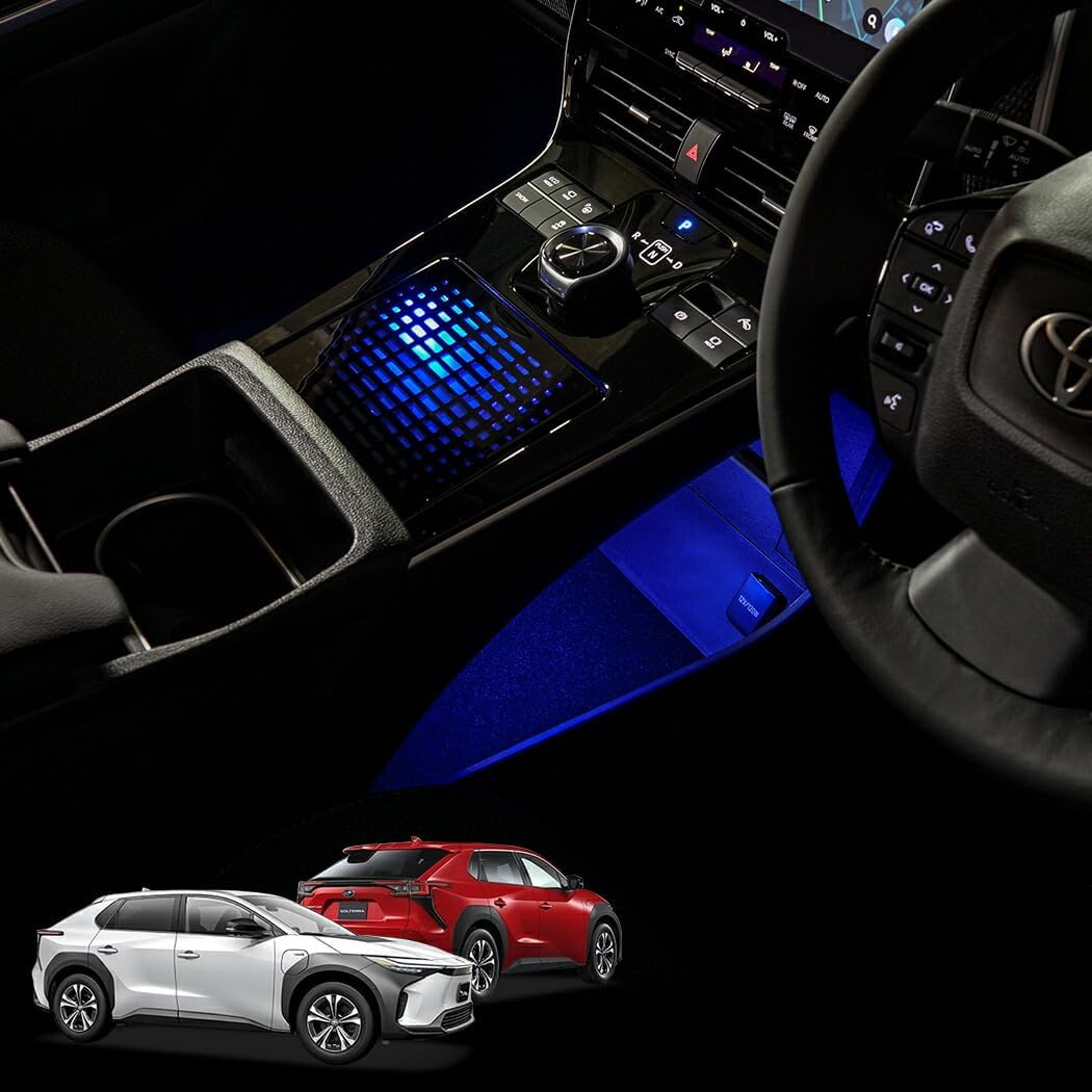 Amazon | 【axis-parts】トヨタ bZ4X 適合 スバル ソルテラ 適合 型式：10/15系 ダッシュボード&コンソールランプキット【調光可/LED色選択可】 10000K/青 ...