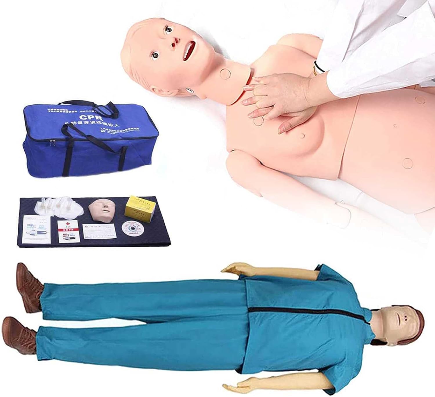 Amazon.com: OITTO Maniquí profesional de entrenamiento de RCP para ...