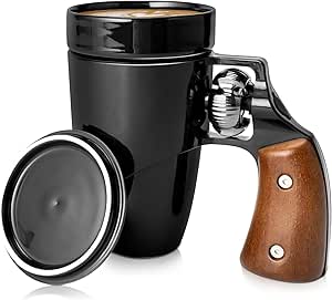 Amazon.com: VIREESR Novelty Coffee Mugs for Men, Ceramic Funny Gun Cup ...