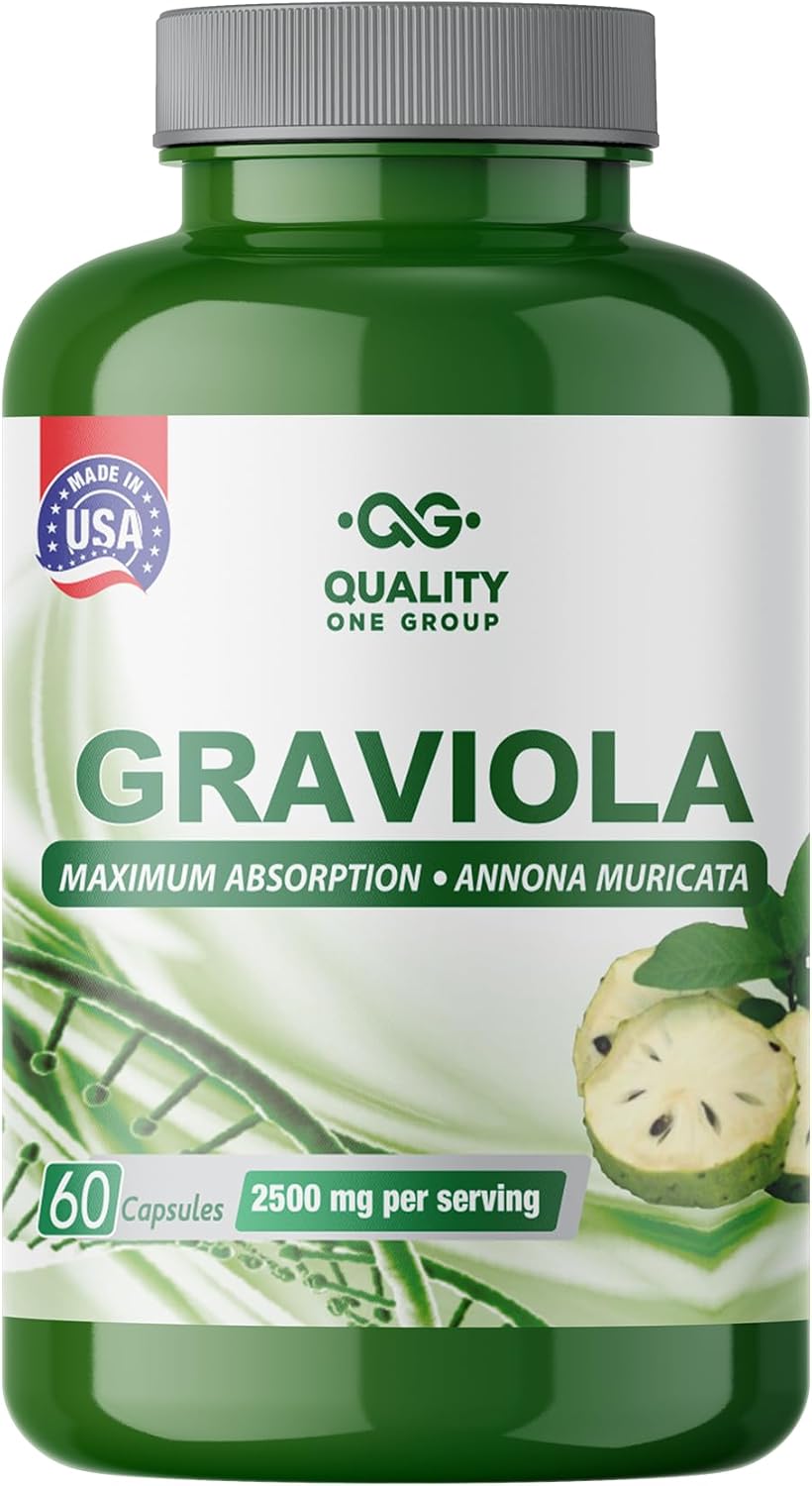 Amazon.com: GRAVIOLA MAX - 2500 mg per Serving Pure Graviola Extract ...