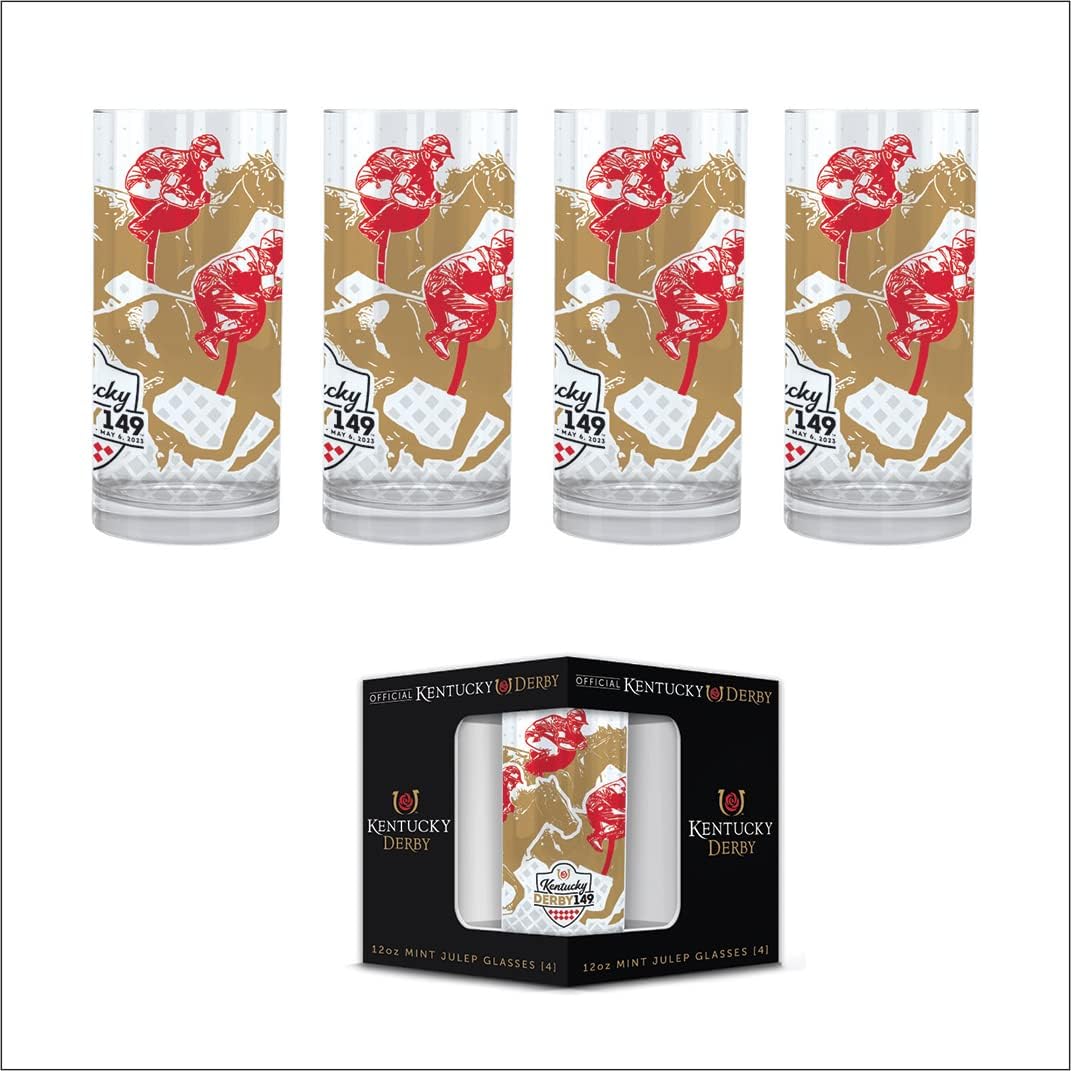 Amazon.com | Kentucky Derby Official Mint Julep Glass & Oaks Official ...