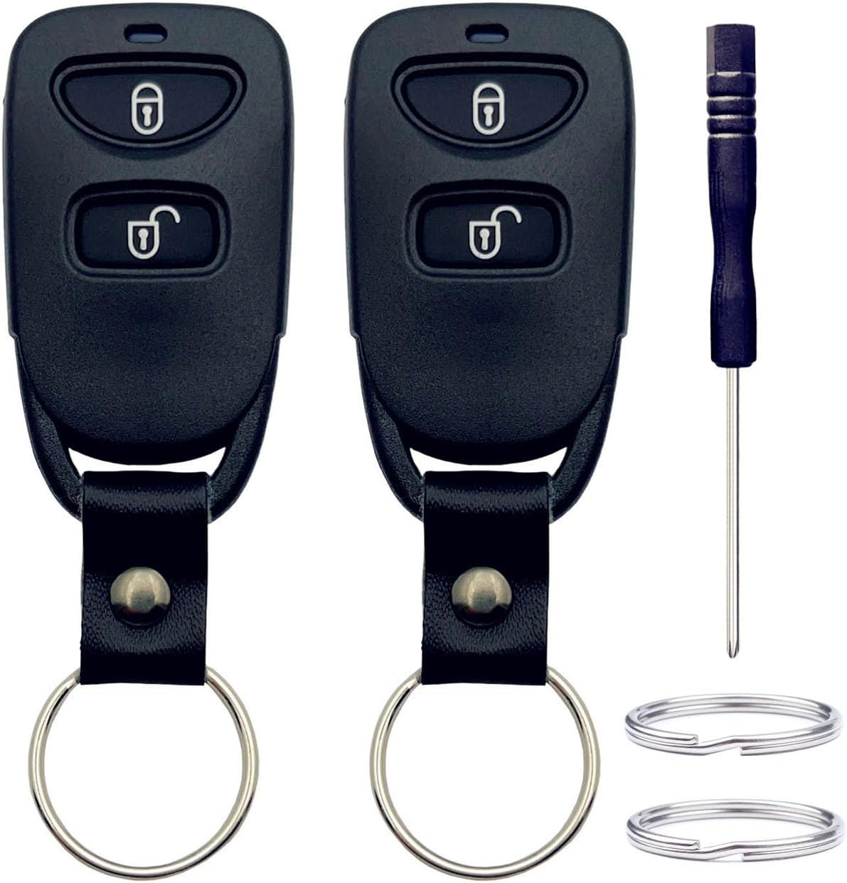 Amazon.com: Key Fob Shell Replacement for Hyundai Accent Elantra Tucson ...