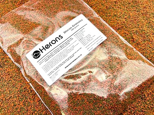 HERONS Discus Granules 200g - Premium Quality Fish Food, Pellets For ...