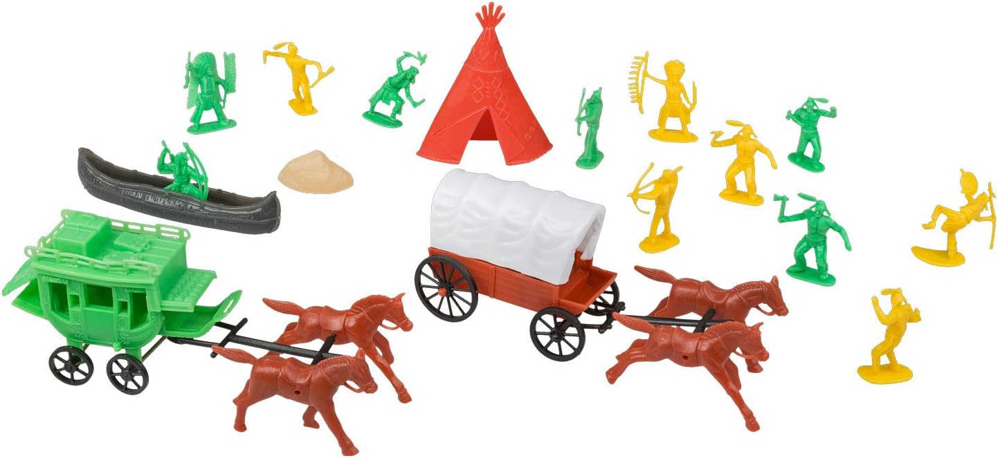 Idena 40092 Native American Play Set 21 Pieces – BigaMart