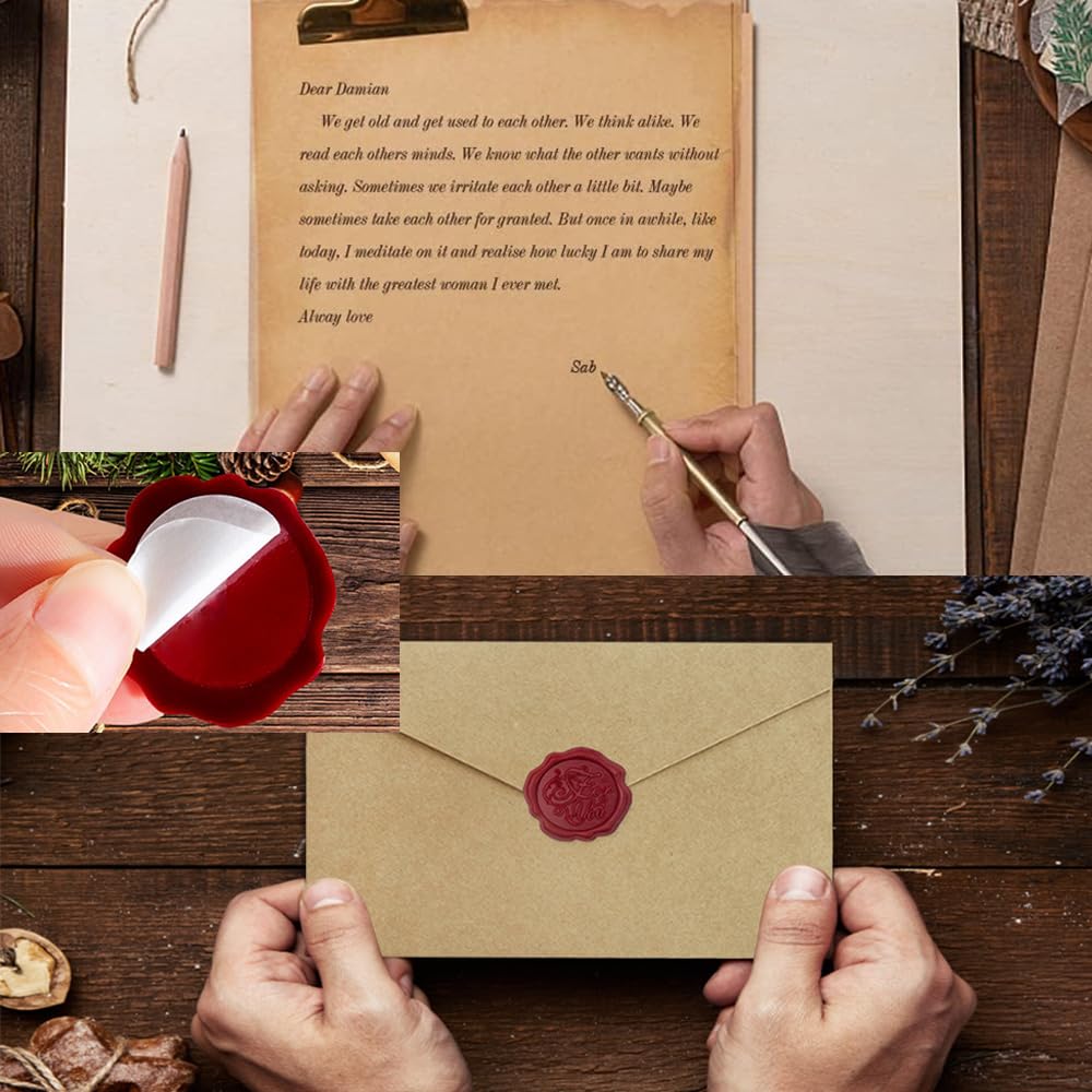 Papel De Carta Con Sello Distintivo