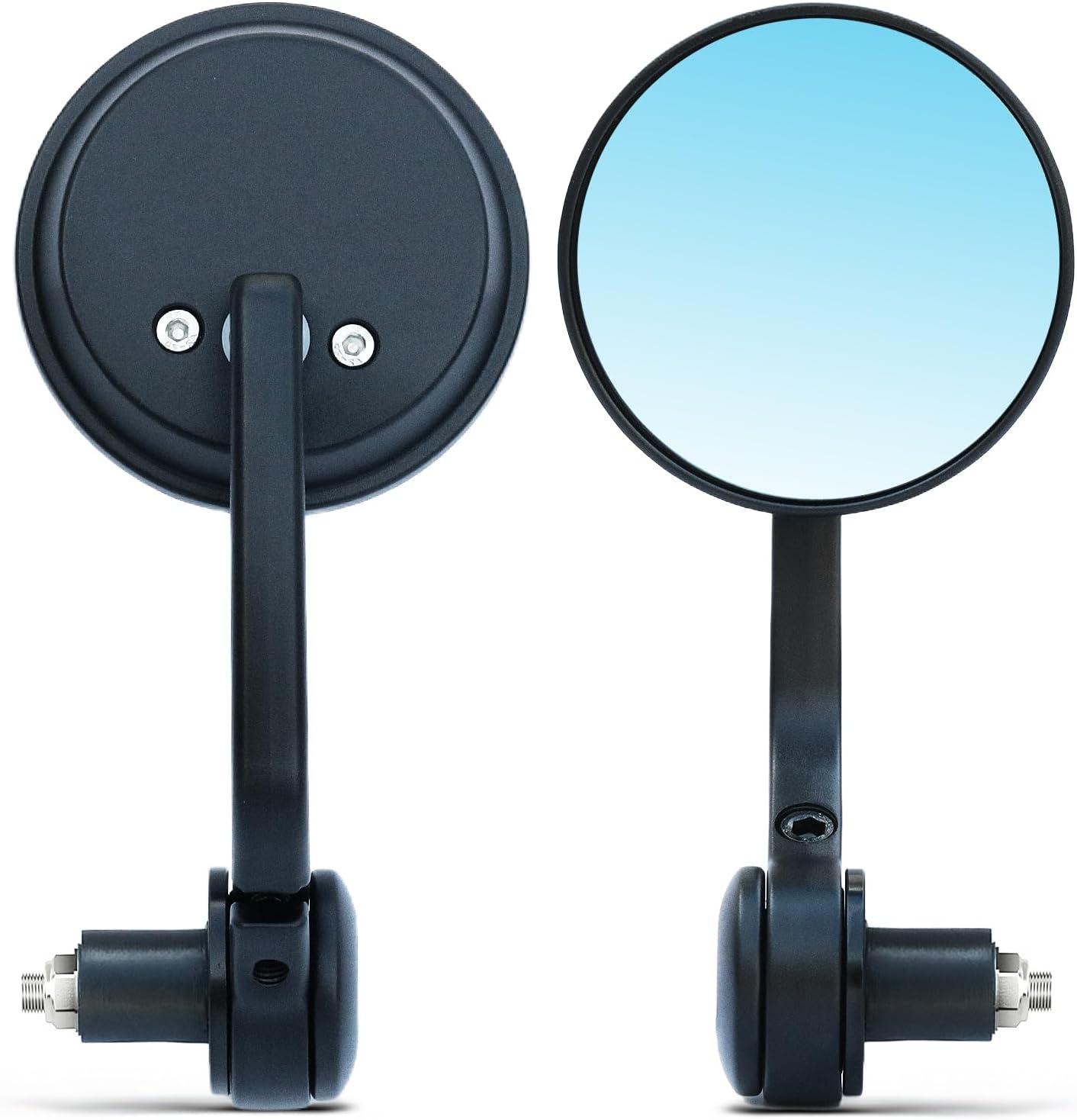 Amazon.com: WTZMOTO 7/8” Handlebar End Mirrors for Motorcycle, CNC ...