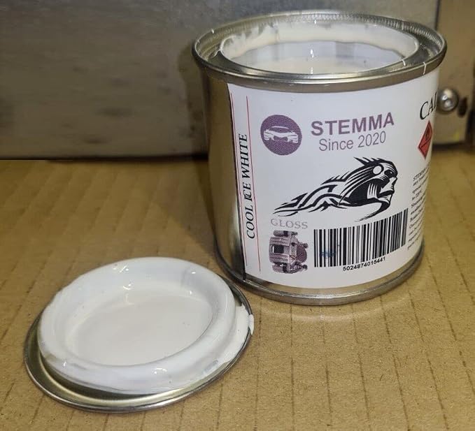 STEMMA® BRAKE CALIPER PAINT COOL ICE WHITE HIGH TEMPERATURE 125ML ...