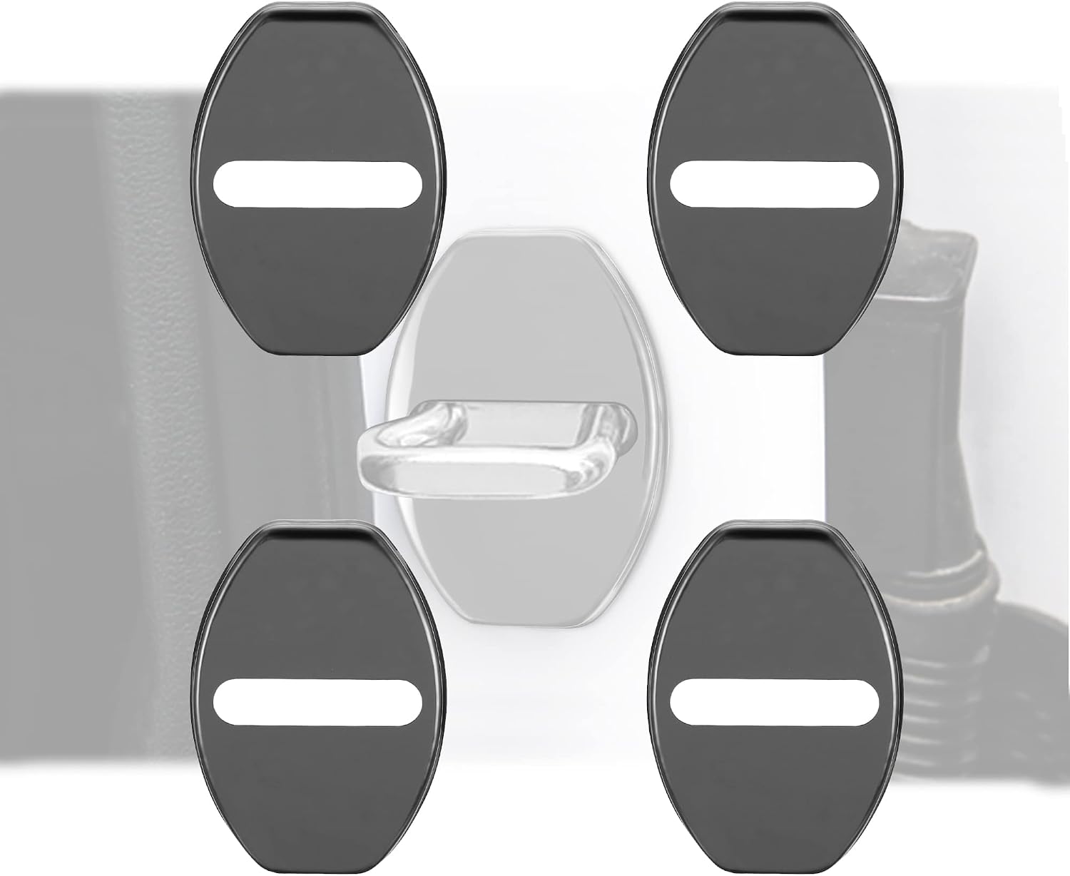 Amazon.com: TOMALL 4pcs Car Door Lock Latches Cover Protector ...
