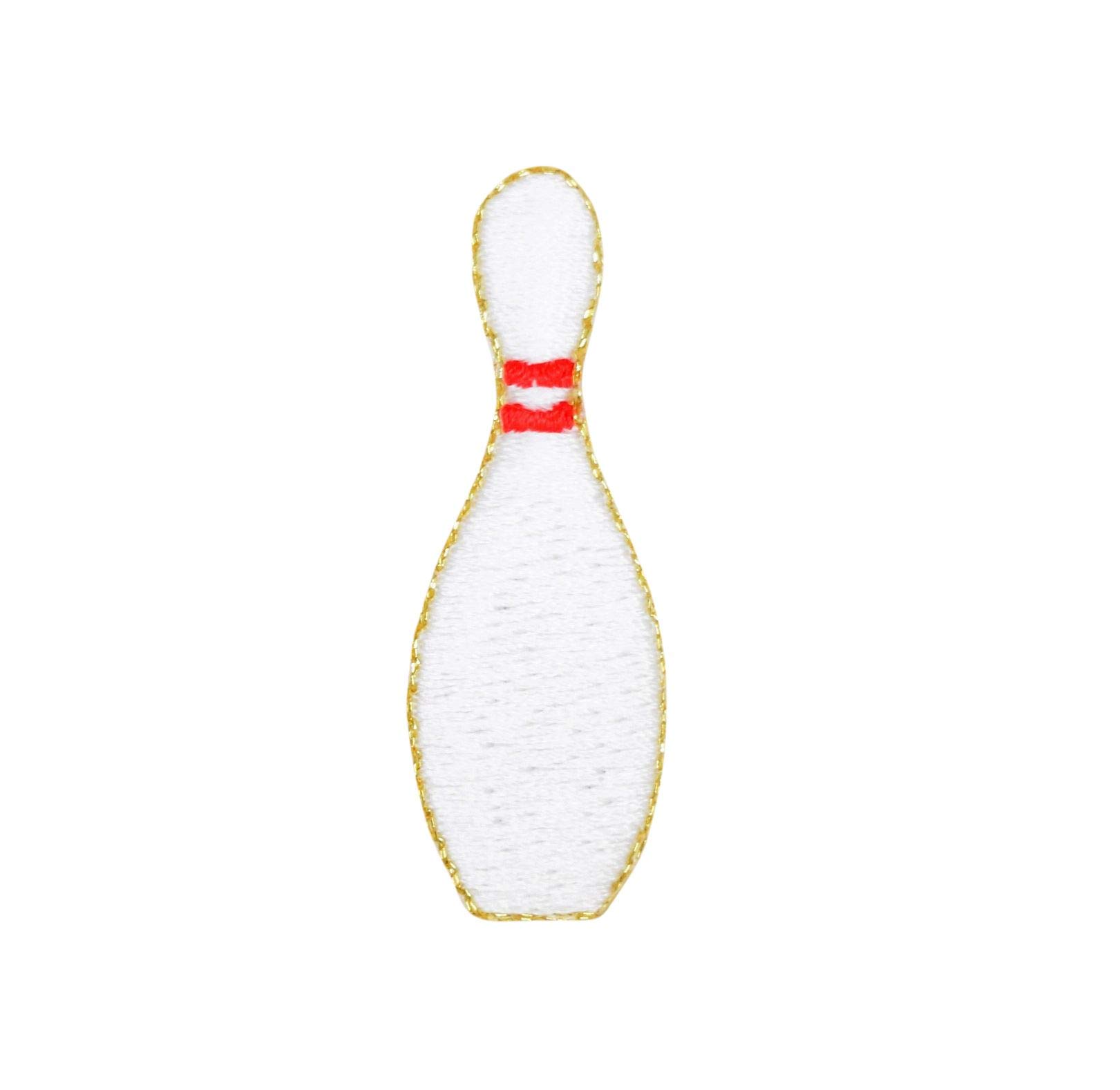 Amazon.com: Single Bowling Pin Embroidered Iron on Patch