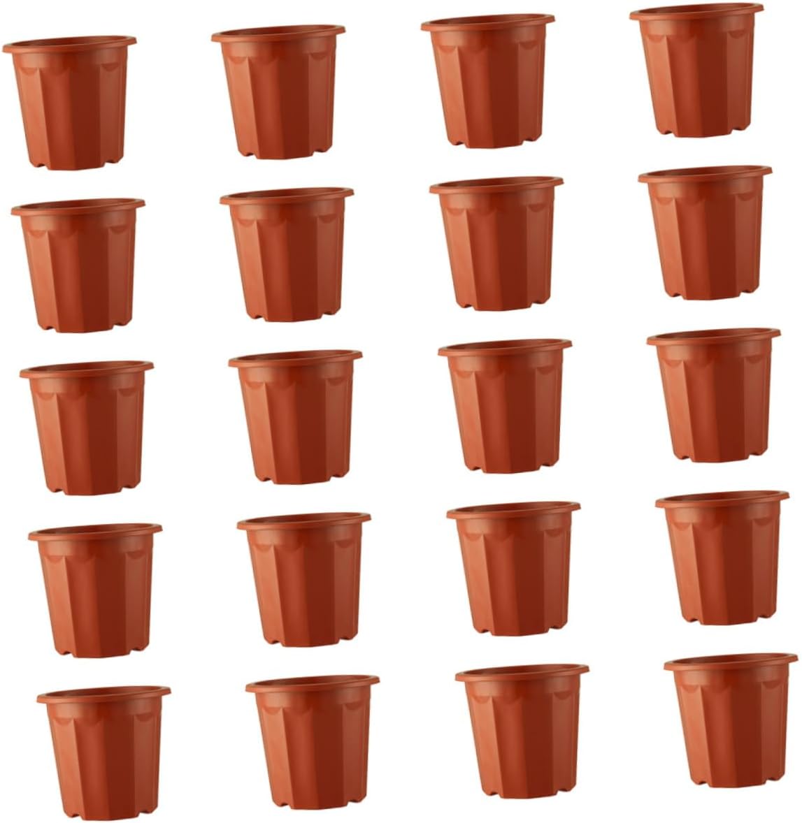 Amazon.com: BESPORTBLE 20pcs Plastic Pot Base Indoor Plant Pots Nursery ...